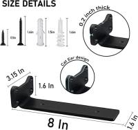 China Heavy Duty Shelf Brackets 6 inch (1/5