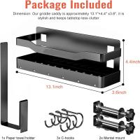 China Blackstone Griddle Accessories Storage Box with Paper Towel Holder Sustainable Metal Type for sale
