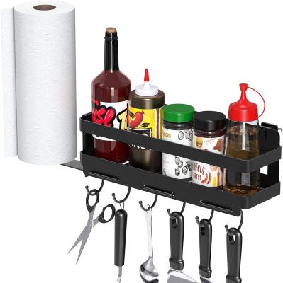 China Upgraded No Drill Griddle Caddy with Paper Towel Holder for 28