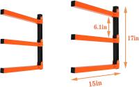 China Wall-Mounted Lumber Storage Rack For Indoor And Outdoor Perfect For Home for sale