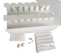 China Storage Holders Racks Desk Cable Management Tray Under Table with Bending Process for sale