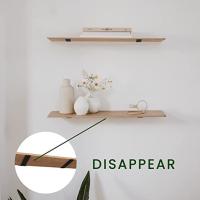 China Black Carbon Steel Heavy Duty Hidden Shelf Brackets for Concealed and Durable Support for sale