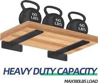 China Black Carbon Steel Heavy Duty Hidden Shelf Brackets for Concealed and Durable Support for sale