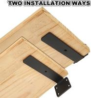 China Flexible Design Hidden Shelf Brackets for Floating Wood Shelves for sale
