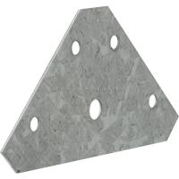 China DX51D-Z275 Wooden Brackets for Hot-dipped Galvanized Flat Triangle Steel Corner Brace for sale