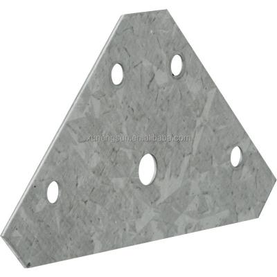 China DX51D-Z275 Wooden Brackets for Hot-dipped Galvanized Flat Triangle Steel Corner Brace for sale