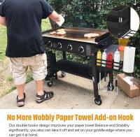 China Blackstone Griddles Griddle Caddy with Wobble-free Paper Towel Holder Improved Stainless Steel for 28