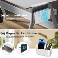 China Steel Hanging Desk Organizer for Neat and Tidy Desk Space Under Desk Storage Solution for sale