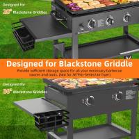 China Kitchen Tool-Free Blackstone Griddle Caddy And Spatula Tool Holder for sale