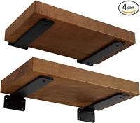 China Functional Design Heavy Duty Floating Shelf Brackets with Powder Coating Coating for sale