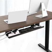 China Retractable Under Desk Cable Management Tray for Organized Workspace 295*125*46mm for sale