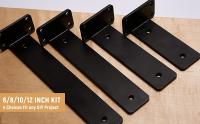 China 1/4 Inch Thick Heavy Duty Rustic Industrial Shelf Bracket Perfect for Storage Needs for sale