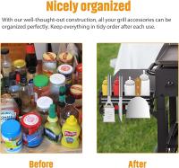 China Free Installation BBQ Caddy with Knife Holder for 28