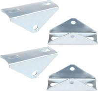 China Adjustable Carbon Steel Plating Roof Rack Mounting Brackets for Heavy Duty Roof Panels for sale