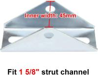 China Adjustable Carbon Steel Plating Roof Rack Mounting Brackets for Heavy Duty Roof Panels for sale
