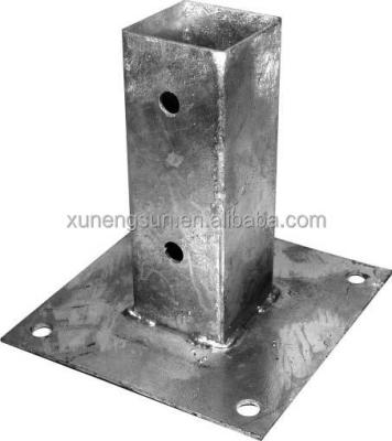 China 4x4 Wooden Post Brackets with Metal Anchors Corner Connections and Strong Capacity for sale