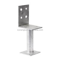 China 4x4 Wooden Post Brackets with Metal Anchors Corner Connections and Strong Capacity for sale