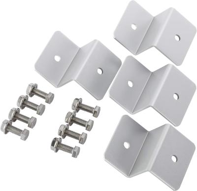 China Solar Panel Z Brackets Mounting Set for RV Boat Off Grid Roof Powder Coating 3.94*2.6 for sale