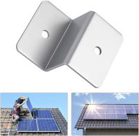 China Solar Panel Z Brackets Mounting Set for RV Boat Off Grid Roof Powder Coating 3.94*2.6 for sale