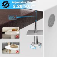 China Office No Drill Laptop Holder Perfect Standing Desk Cable Management Rack for Office for sale