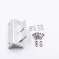 China 3.94*2.6 White Power Black Solar Panel Z Bracket Mount Lightweight Anodized Aluminum Mounting Brackets for sale