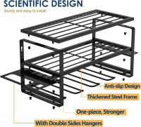 China Wall Mount Electrician Tool Rack for Cordless Drill Classification Non-folding Rack for sale