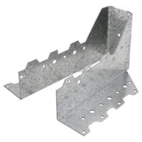 China White Wood Connector Angle Joist Hanger Parts Heavy Duty Metal Bracket for Timber for sale