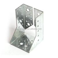 China White Wood Connector Angle Joist Hanger Parts Heavy Duty Metal Bracket for Timber for sale