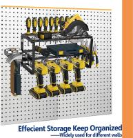 China Wall Mount Electrician Tool Rack for Cordless Drill Classification Non-folding Rack for sale