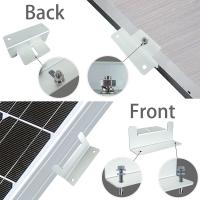 China Solar Panel Mounting Bracket Lightweight Aluminum Structure Corrosion Free Construction for sale