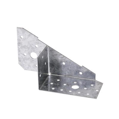 China White Zinc Plating Stamped Joist Wooden Building Connector Furniture Triple Connectors for sale