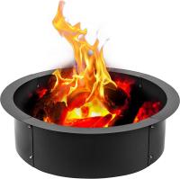 China Fire Pit Insert for DIY Campfire Ring Heavy Duty Solid Steel Construction for Outdoor for sale