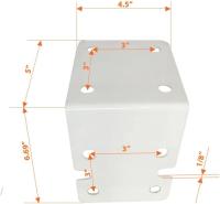 China Stainless Steel Water Filter Housing Bracket for Standard Water Purifier RO Machine for sale