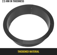 China Fire Pit Insert for DIY Campfire Ring Heavy Duty Solid Steel Construction for Outdoor for sale