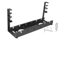 China Carbon Steel Under Desk Organizer Retractable Cable Management Tray with ISO ROHS for sale