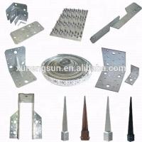 China Wood Joint Connector Galvanized Steel Frame Corner Bracket Machining Process Coppery for sale
