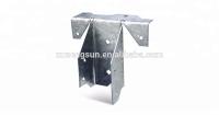 China Wood Joint Connector Galvanized Steel Frame Corner Bracket Machining Process Coppery for sale