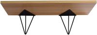 China Industrial Mid Century Modern Wall Shelf Support with Powder Coating Hairpin Brackets for sale