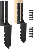 China Metal Frame Fence Post Anchor for Heavy Duty Repair of Tilted or Broken Wooden Posts for sale