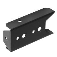 China ISO9001 Rohs CE 16949 Black Deck Rail Bracket Connectors for Pergola Wood Post Base for sale