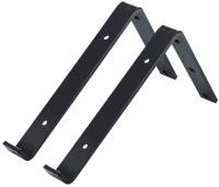 China DIY Heavy Duty Carbon Steel Rustic Iron Metal Wall Floating Shelf Bracket Accessories for sale