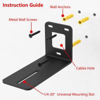 China Universal Holder Shelf Camera Wall Mount Bracket Compatible With Security Cameras for sale