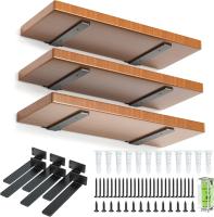 China Customized Logo Print Heavy Duty Floating Shelf Brackets with Hidden Supports for sale