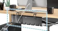 China Electric Wire Organizer Tray for Living Room No Drill Under Desk Cable Management Box for sale