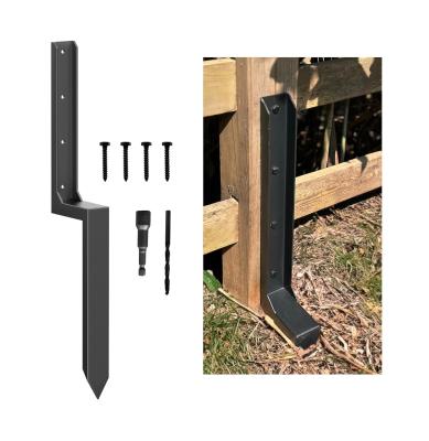 China Powder Coated Fence Post Repair Kit for Reinforcing and Fixing Broken Wooden Posts for sale