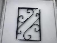 China Outdoor and Indoor Metal Wall Mount Hanging Plant Bracket for Decorative Arrangements for sale