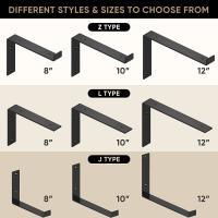 China ISO9001 Rohs CE 16949 Heavy Duty Hook Brackets for Shelves Thickness 0.1-5mm for sale