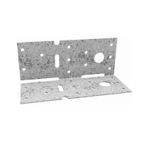 China MOQ 1000pcs Galvanized Steel U-Shape Mounting Bracket for Wall Bracket Tube Mounting for sale