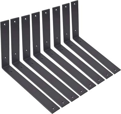 China Standard Zinc Plating Metal Shelf Bracket with 5mm Thickness and Screws Included for sale