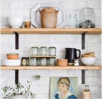 China Standard Zinc Plating Metal Shelf Bracket with 5mm Thickness and Screws Included for sale